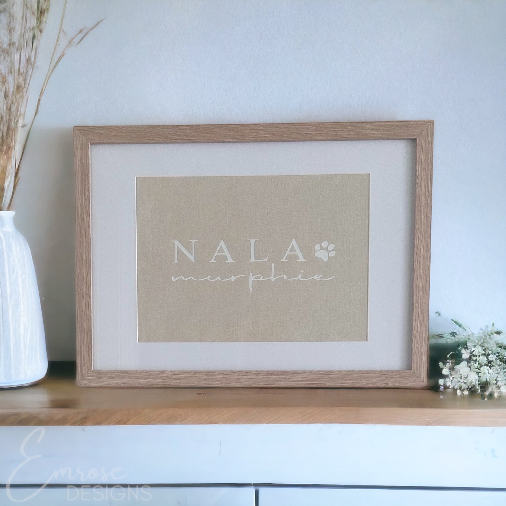 Custom Name Frames – Emrose Designs